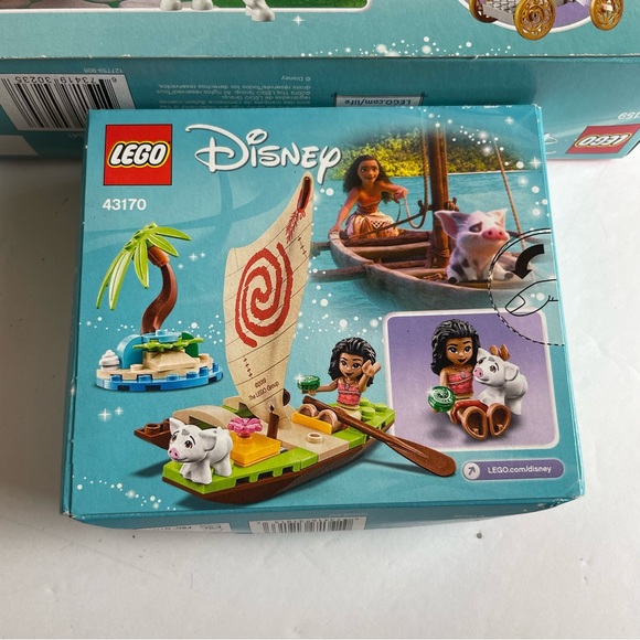 Lego | Toys | Disney Lego Cinderellas Carriage Ride 4159 And Moanas ...